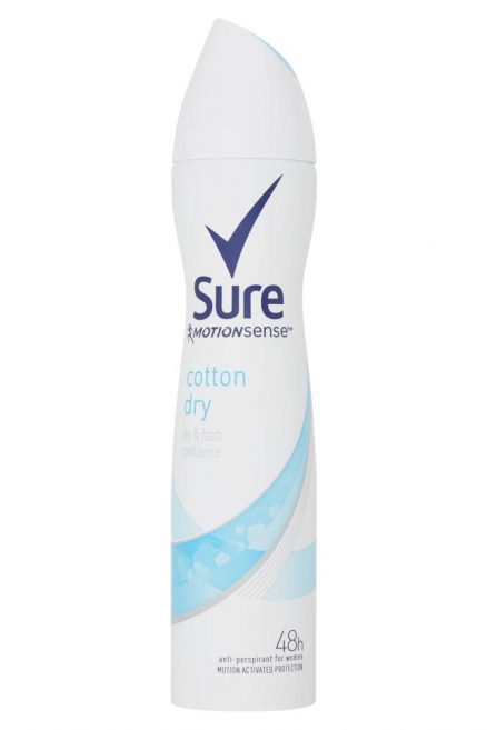 Sure quantum dry 250ml Antiperspirant Spray – Kandora